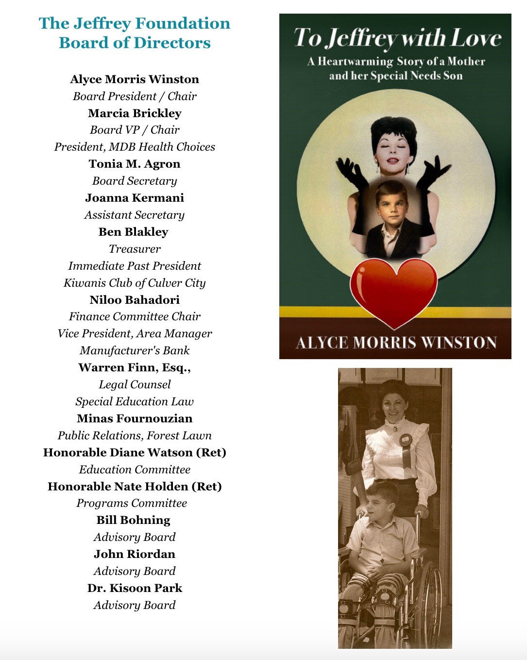 Anniversary Events – The Jeffrey Foundation